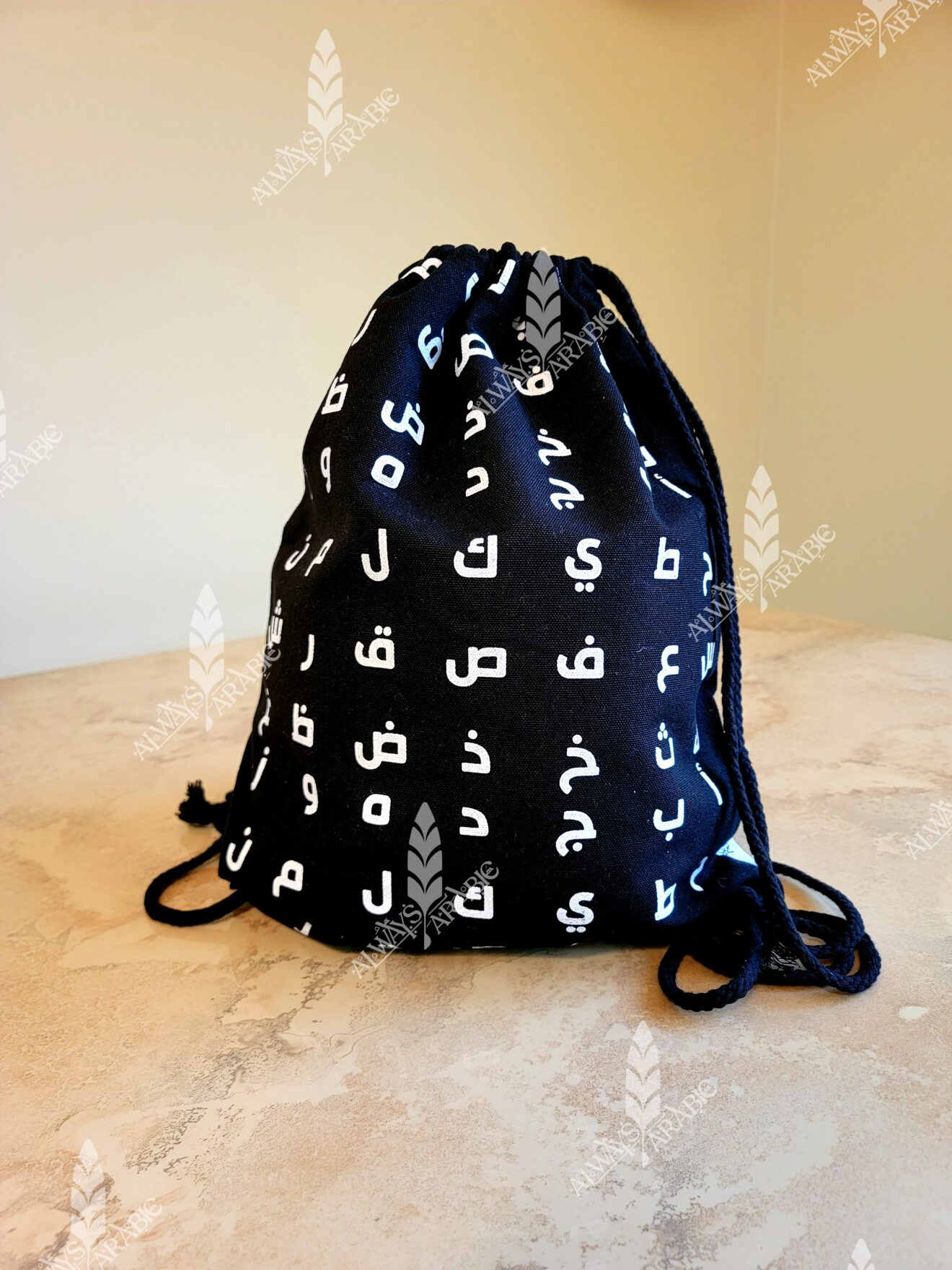 Black Arabic Letter Bags – Set of 10 - Always Arabic | على طول بالعربي